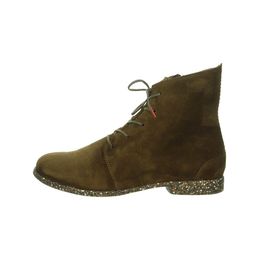 Think! Leder-Boots in Khaki - 66% | Größe 42,5 | Damen-stiefel