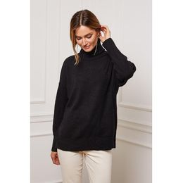 Joséfine Rollkragenpullover "Kitchen" in Schwarz - 68% | Größe M | Damen-pullover-cardigans