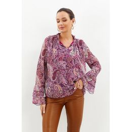 Milan Kiss Bluse in Lila - 73% | Gr&ouml;&szlig;e L | Damen-blusen