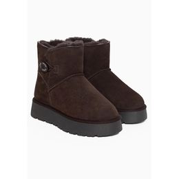 Gooce Leder-Winterboots "Crestone" in Braun - 60% | Größe 39 | Damen-stiefel