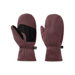 Jack Wolfskin F&auml;ustlinge "Fleece" in Bordeaux - 53% | Gr&ouml;&szlig;e 128 | Kinderhandschuhe