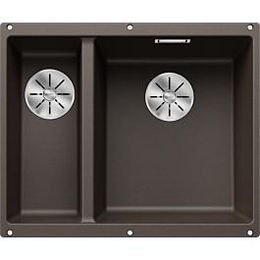 Blanco SUBLINE 340/160-U Spüle 523567 55,5x46cm, PuraDur cafe, rechts, für Unterbau