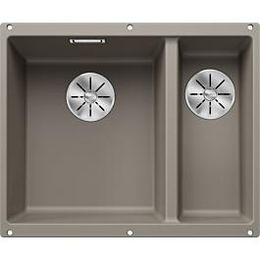 Blanco Subline 340/160-u Spüle 523556 55,5x46cm, PuraDur tartufo, links, für Unterbau