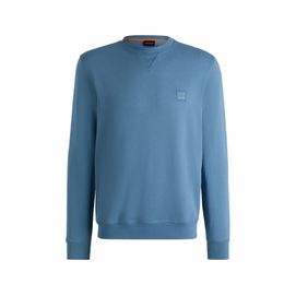 Sweatshirt BOSS Orange "Westart", Herren, Gr. 4XL, blau (open blau462), Sweatware, Obermaterial: 100% Baumwolle, casual, regular fit normal, Rundhals, Langarm weit Bündchen, Sweatshirts, mit BOSS Logopatch