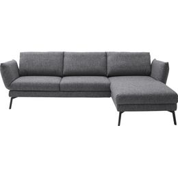 Sch&ouml;ner Wohnen Kollektion Ecksofa "Spin, Multifunktionssofa, bequem und hochwertig verarbeitet, L-Form", grau (anthrazit), B:329cm H:87cm T:224cm, 54% Polyacryl, 46% Polyester, SCH&Ouml;NER WOHNEN-KOLLEKTION, Sofas, Ecksofa, Drehsitz-Funktion, USB-Anschluss, Armlehnfunktion, R&uuml;ckenverstellung