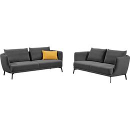 Schöner Wohnen Kollektion Sofa "Pearl, hochwertig und komfortabel", grau (stone trend), B:190cm H:85cm T:91cm, SCHÖNER WOHNEN-KOLLEKTION, Sofas, wahlweise als 2,5- oder 3-Sitzer erhältlich