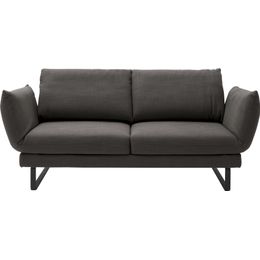 Sch&ouml;ner Wohnen Kollektion 2-Sitzer "Spin, Multifunktionssofa, bequem und hochwertig verarbeitet", schwarz, B:228cm H:85cm T:215cm, 100% Polyester, SCH&Ouml;NER WOHNEN-KOLLEKTION, Sofas, Drehsitz-Funktion, USB-Anschluss, Armlehnfunktion, R&uuml;ckenverstellung