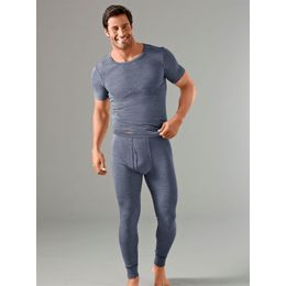 KINGsCLUB Herren Hose lang, blau-meliert, Gr&ouml;&szlig;e 5