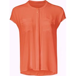 Heine Damen Kurzarm-Bluse in Oversize-Passform orange, Gr&ouml;&szlig;e 36