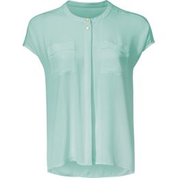 Heine Damen Kurzarm-Bluse in Oversize-Passform mint, Größe 40