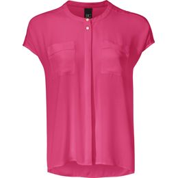 Heine Damen Kurzarm-Bluse in Oversize-Passform pink, Gr&ouml;&szlig;e 48