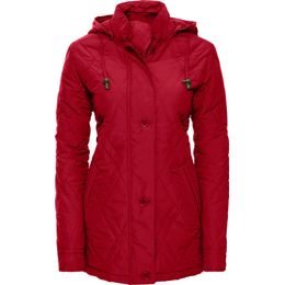 Damen Outdoorjacke wind- und wasserabweisend rot, Gr&ouml;&szlig;e 56