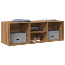 vidaXL Schuhbank Artisan-Eiche 105X35X35 Cm Holzwerkstoff | Farbe: Eiche handwerklich