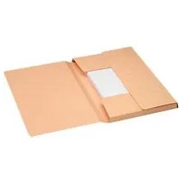 Djois Secolor 3 Flap Dokumentenmappe A4 Beige Pappkarton 270 g/m2