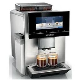 Siemens Kaffeevollautomat "EQ900 TQ907D03, intuitives 6,8" TFT-Display, 2 Bohnenbehälter", silber (edelstahlfarben), B:31,5cm H:39,2cm T:47cm, Kaffeevollautomaten, Barista-Modus, App, Geräuschreduzierung, 10 Profile, edelstahl, Topseller