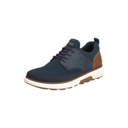 Rieker Sportlicher Schnürschuh Herren Größe 42 navy / braun