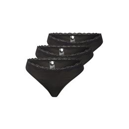ABOUT YOU Tanga 'Laura' Damen Größe XS schwarz