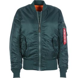 Alpha Industries Jacke 'MA-1' Herren Größe XXS navy / orange / rot / weiß