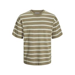 Jack & Jones JACK & JONES T-Shirt Herren Gr&ouml;&szlig;e L oliv / wei&szlig;