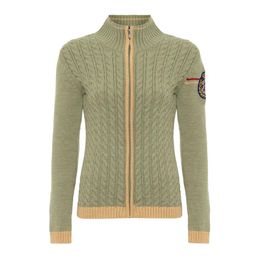Jacey Quinn Knit Cardigan female Green size XS