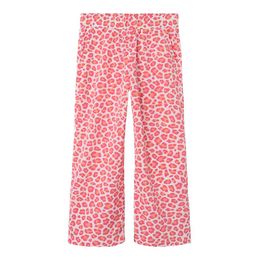 name it Hose 'VINAYA' Mädchen Größe 164 dunkelorange / orangerot / weiß