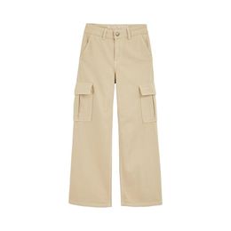 WE Fashion Cargohose M&auml;dchen Gr&ouml;&szlig;e 134 beige