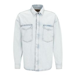 American Vintage Button Up Shirt 'CHEMISES' male Blue size XL