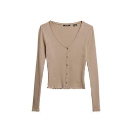 Superdry & Co Strickjacke 'Essential' Damen Gr&ouml;&szlig;e XXL beige