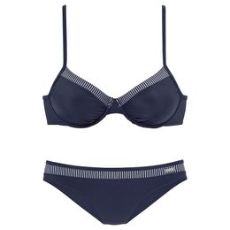 Lascana Bikini female Blue size 36