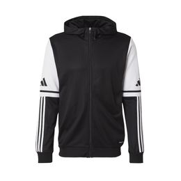 adidas Performance Sportsweatjacke 'SQ25' Herren Größe S schwarz / weiß
