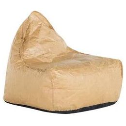 Beliani Sitzsack 200 L DROP 63 cm 75 cm Goldbraun