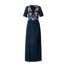 MAYA DELUXE Kleid Damen Größe 36 navy / hellblau / tanne / cranberry Winterkleid