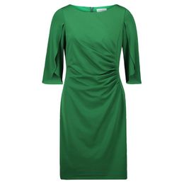 Vera Mont Jerseykleid mit 3/4 Arm Damen Größe 36 grün Winterkleid