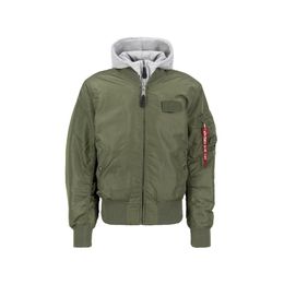 Alpha Industries Bomberjacke Herren Gr&ouml;&szlig;e XL gr&uuml;n