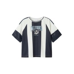 name it T-Shirt 'NKMDonnol' Jungen Größe 158/164 navy / hellblau / offwhite