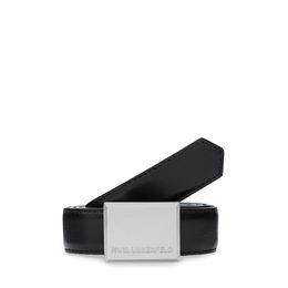 K by KARL LAGERFELD Karl Lagerfeld G&uuml;rtel Damen Gr&ouml;&szlig;e 65 schwarz / silber