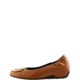 H&ouml;gl H&ouml;gl Ballerina 'NIKI' Damen Gr&ouml;&szlig;e 36 cognac