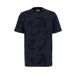 WE Fashion T-Shirt Herren Gr&ouml;&szlig;e M nachtblau / dunkelblau