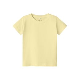 name it T-Shirt 'NMFVibbi' Mädchen Größe 122/128 pastellgelb