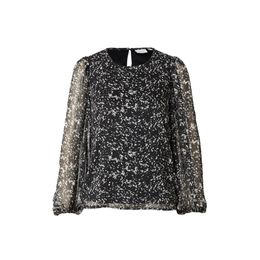 Vila Bluse 'FALIA' Damen Größe XXXL hellgrau / schwarz