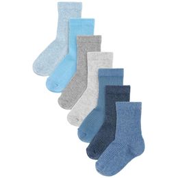 next Socken Jungen Gr&ouml;&szlig;e 19/22 navy / hellblau / graumeliert