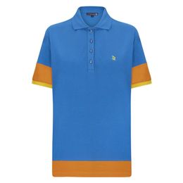 Giorgio di Mare Poloshirt Damen Gr&ouml;&szlig;e XXL blau / gelb / orange