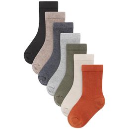 next Socken Jungen Gr&ouml;&szlig;e 37/40 creme / camel / khaki / orangerot