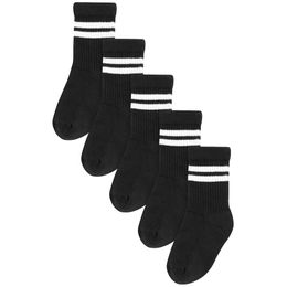 next Socken Jungen Gr&ouml;&szlig;e 16/18.5 schwarz / wei&szlig;