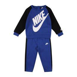 Nike Sportswear Jogginganzug 'Futura Crew' Jungen Größe 86/92 blau / schwarz / weiß