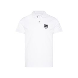 CAMP DAVID Poloshirt 'Soul' Herren Gr&ouml;&szlig;e XXXL schwarz / wei&szlig;