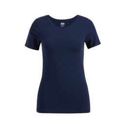 WE Fashion T-Shirt Damen Gr&ouml;&szlig;e M dunkelblau