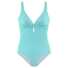 s.Oliver Badeanzug Damen Gr&ouml;&szlig;e XL mint / offwhite