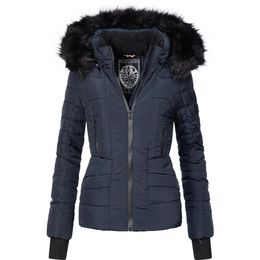Navahoo Jacke 'Adele' Damen Größe M dunkelblau / schwarz Winterjacke