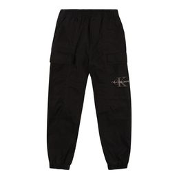Calvin Klein Jeans Hose 'ESSENTIAL' Jungen Gr&ouml;&szlig;e 128 beige / schwarz